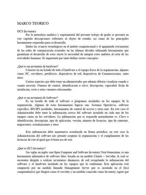 Glpiocs Pdf Software Servidor Computación