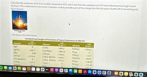 Solved Calculate The Maximum Work That Could Be Obtained At Chegg Com