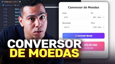 Projeto Criativo Com Html Css Javascript E Display Flex A Criação De Um Conversor De Moedas