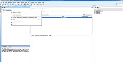 Configure Oracle Diagnostic Logging For Integratedweblogicserver Option Oracle Forums