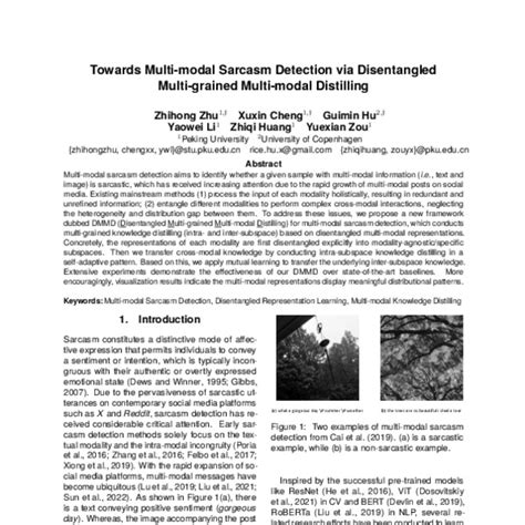 Towards Multi Modal Sarcasm Detection Via Disentangled Multi Grained