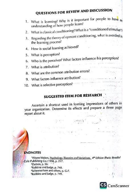 BA Chap 4 BA 213 Book Chap4 Human Behavior And Organization Studocu