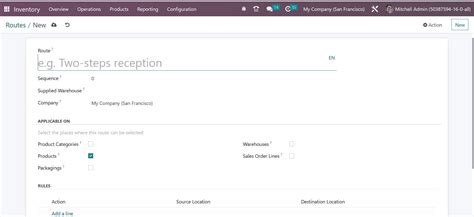 How To Manage Rules Routes Under Odoo 16 Inventory App
