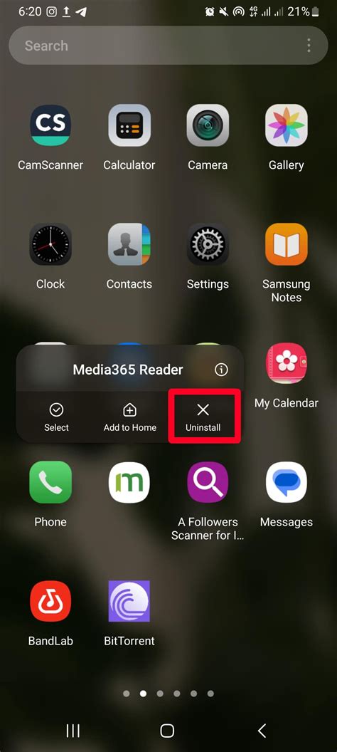 how to arrange apps on android