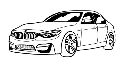 How To Draw A Bmw Car Step By Step