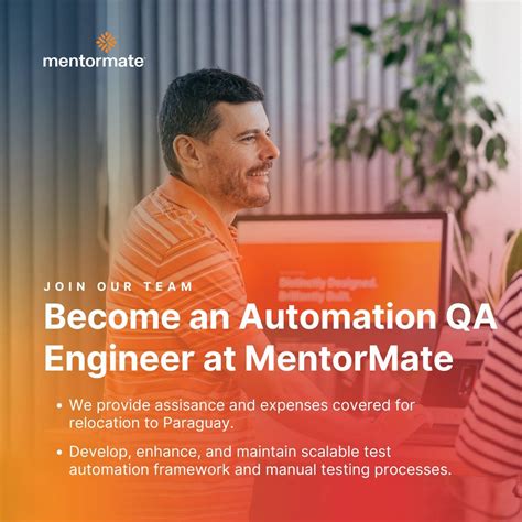 Mentormate On Linkedin Senior Automation Qa Engineer Mfd