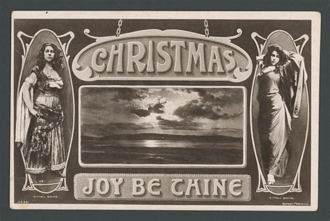 Christmas Joy Be Thine Tittell Brune Postcard Collection Old Photos Postcard