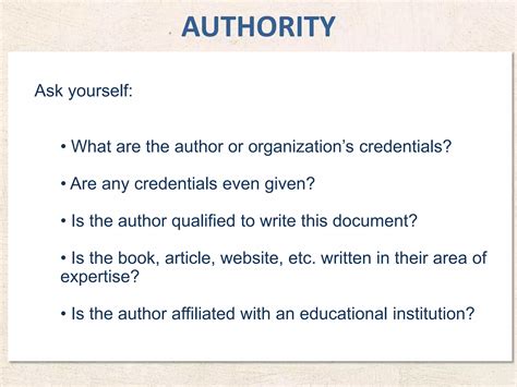 Evaluating Information Sources Pptx