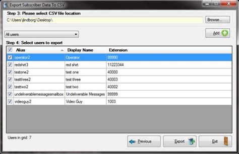 Connection Alias And Extension Update