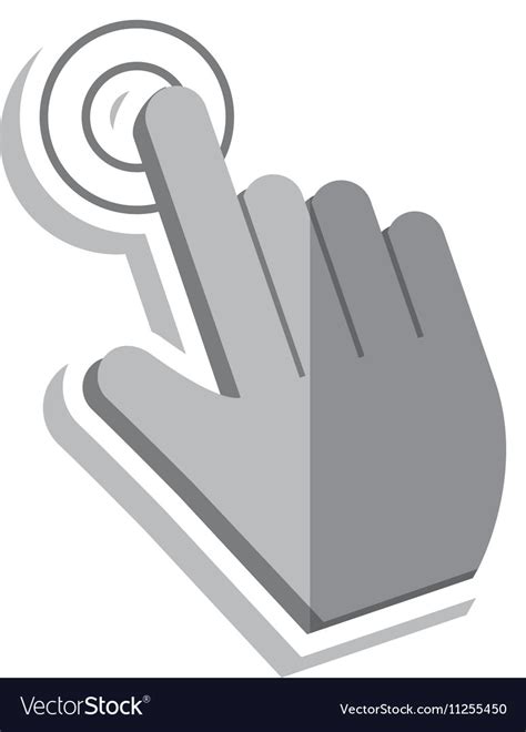 Cursor Touch And Web Design Royalty Free Vector Image