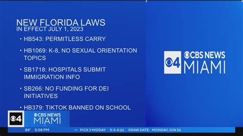 New Florida Laws Go Into Effect On July 1st Youtube