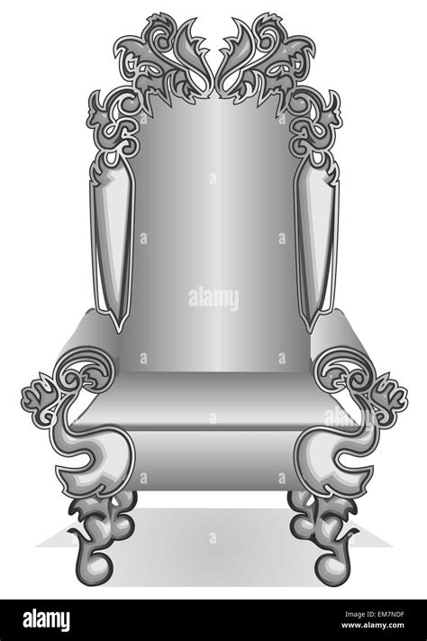 King Throne Chair Drawing