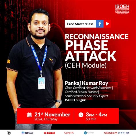 Isoeh Bhubaneswar On Linkedin Cybersecurity Ceh Reconnaissance