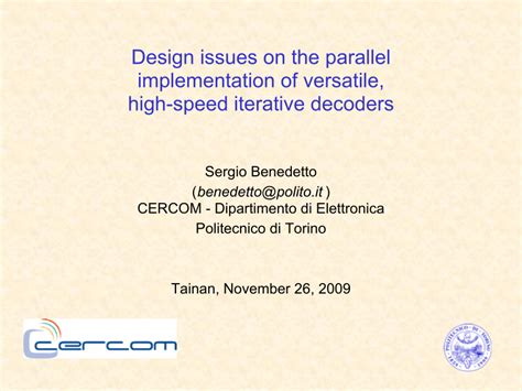 Pdf Design Issues On The Parallel Implementation Of Versatile Highspeed Iterative Decoders