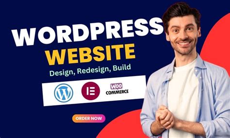 design redesign build clone edit fix revamp wordpress website