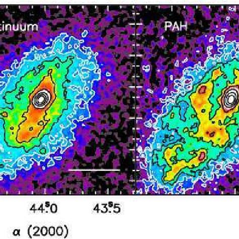 M Continuum Emission Left And M Continuum Subtracted