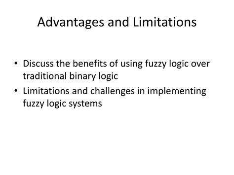 Fuzzylogicpresentation Outlines The Presentation Structure Ppt