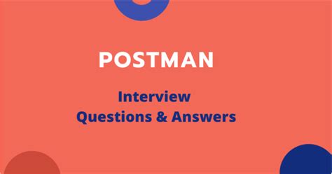 postman interview questions tutorials and trainings placements job support