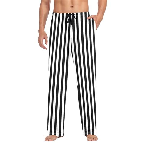 Cotton Mens Pj Pajama Pants Bottoms Waistband Sleepwear With Pockets