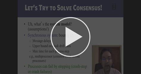 32 Consensus In Synchronous Systems Week 5 Classical Distributed Algorithms Coursera