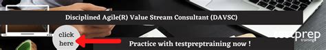 Disciplined Agile R Value Stream Consultant Davsc Testprep Training Tutorials
