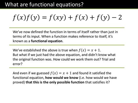 PPT Topic Functional Equations PowerPoint Presentation Free