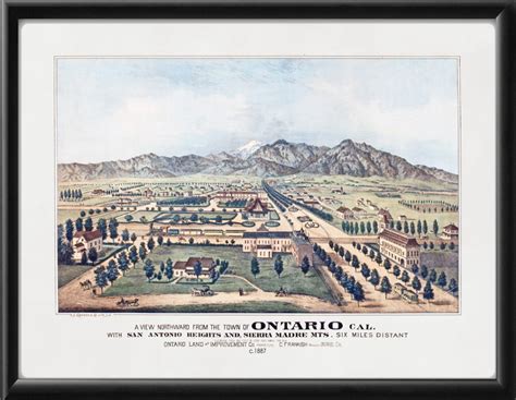 Ontario California Maps Modern Map Of Canada Athena Posters