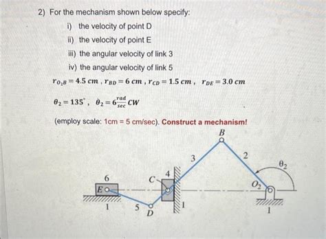 Solved 2 For The Mechanism Shown Below Specify I The Chegg Com