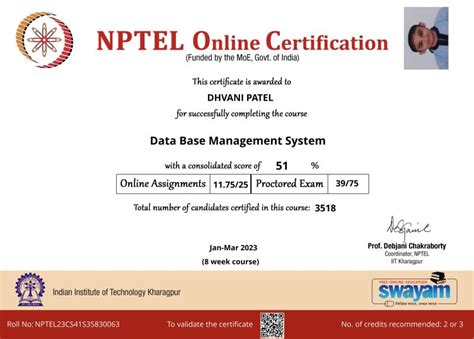 Linkedin Dhvani Patel 페이지 Connections Learning Database Management