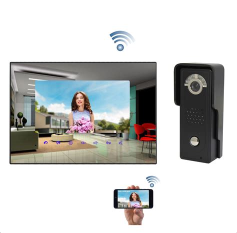 Wireless Ring Intercom System Video Doorbell Trendy 4 Wires Wifi Video