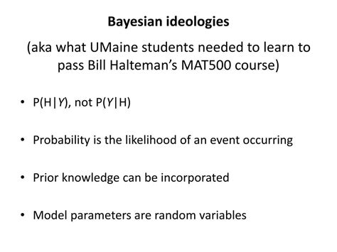 Ppt R Winbugs Using R For Bayesian Analysis Powerpoint Presentation Id