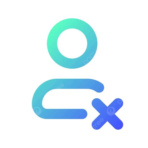 Ikon Ui Linier Untuk Kontak Hapus Gradien Piksel Sempurna Vektor Vektor Kontak Konsep Png Dan