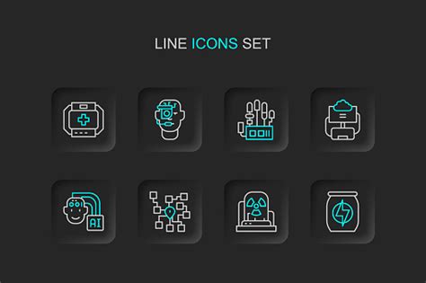 set line energy drink radioactive warning lamp neural network humanoid robot cloud database