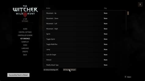 Game Has No Keybindings And Cannot Rebind Manually Persists Through