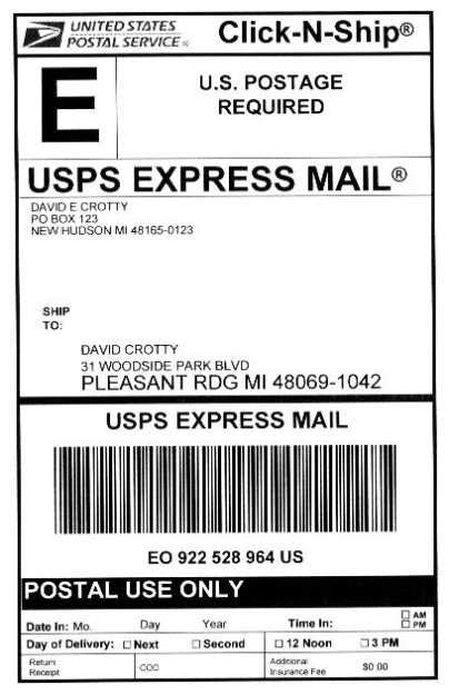 Usps Shipping Label Template Download Midi