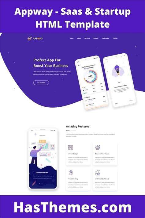 Appway Saas And Startup Html Template Templates Saas Website Template