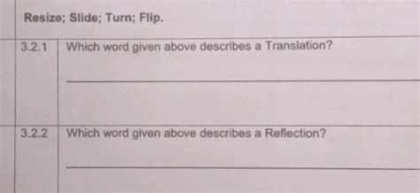 Resize Slide Turn Flip 321 Which Word Given StudyX