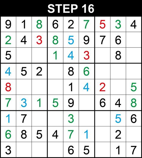 Step By Step Sudoku Solution