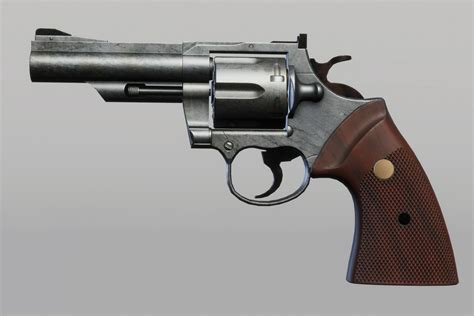Revolver D 3d Guns Unity Asset Store