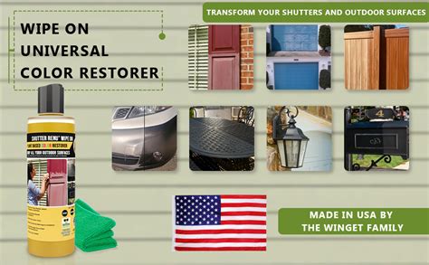 Shutter Renu Wipe On Advanced Color Restorer And Protectant For Faded
