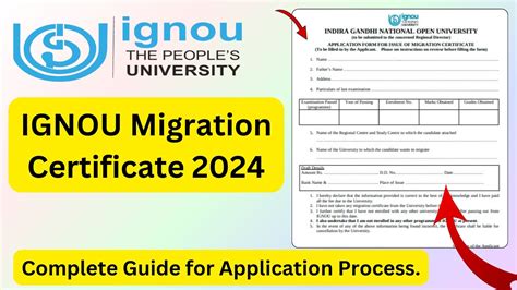Ignou Migration Certificate 2024 A Complete Guide To Application And Process