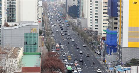 뻥뚫린 경인고속입구 교차로