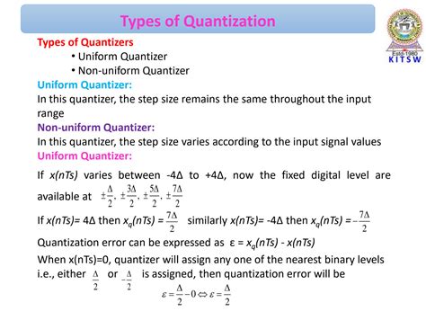 Solution Week 11 L2 Cdt 29 Types Of Quantization Pcm Generator