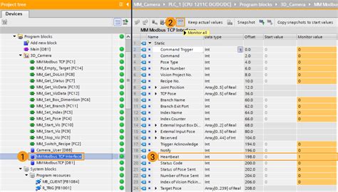 Communication Configuration And Example Program Usage