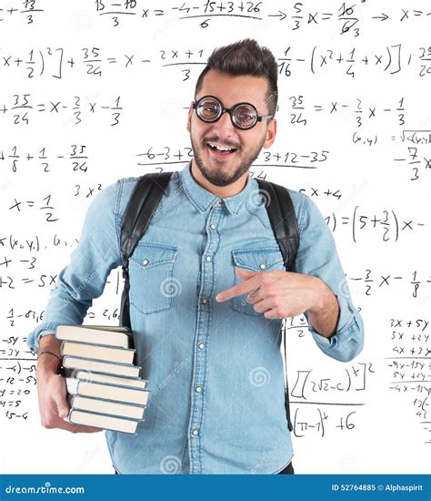 Nerd In Classroom Stock Image Image Of Goofy Hard Amazing 52764885