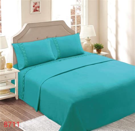 Set Sabanas 2 Plazas 144 Hilos Hemosos DiseÑos Verde