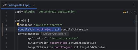 Ionic 6 Cordova Compilesdkversion Is Not Specified Ionic Framework