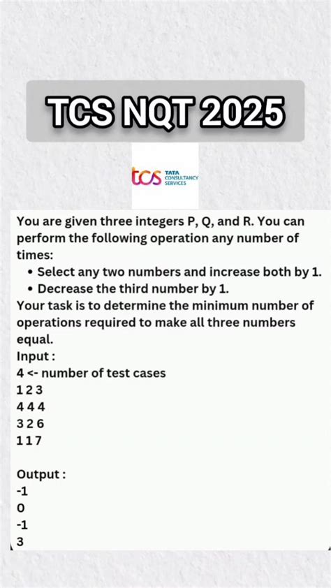 Tcsnqt2025codingquestions 20032025 Tcs Nqt Coding Questions