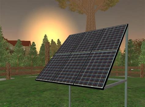 Second Life Marketplace Solar Array With Construction Promotion