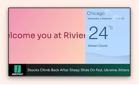 Digital Signage Scrolling Text App Customize Your Scroller Text